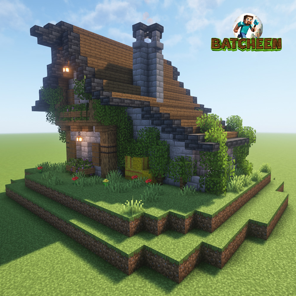 Medieval Stone House Minecraft Build by Batcheen
