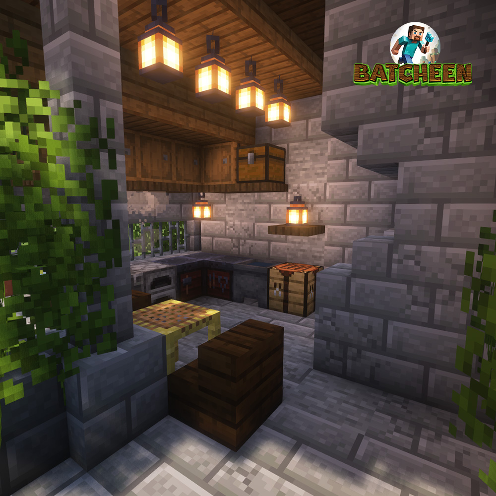 Medieval Stone House Minecraft Build by Batcheen