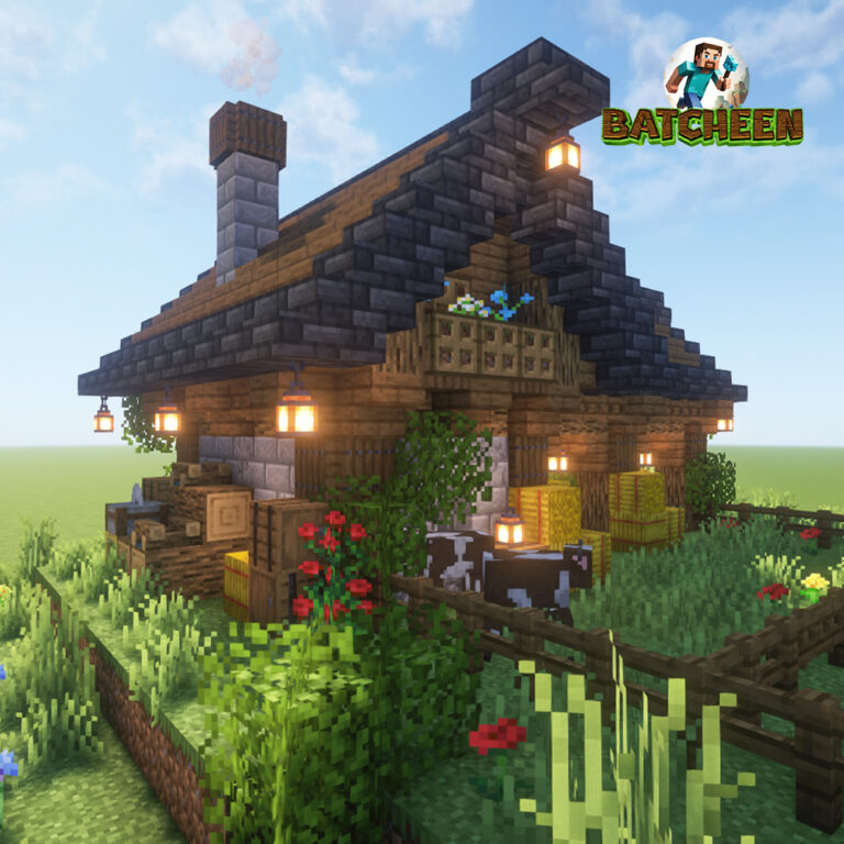 Rustic Medieval House - Minecraft Build by Batcheen