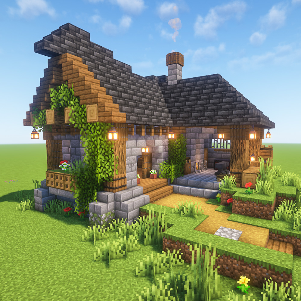 Small Medieval Cottage - Minecraft Build by Batcheen