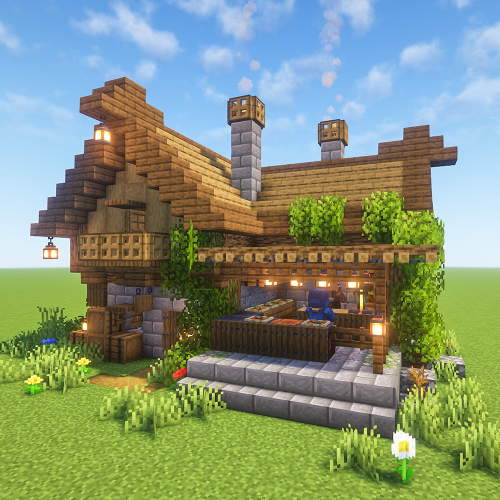 Small Medieval Cottage - Minecraft Build by Batcheen