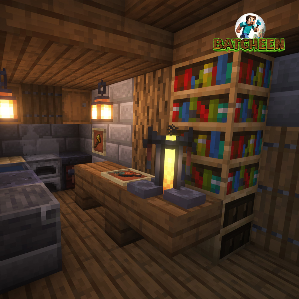 Rustic Stone House - Minecraft Build by Batcheen