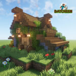Rustic Wooden House - Minecraft Build by Batcheen