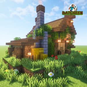 Rustic Wooden House - Minecraft Build by Batcheen