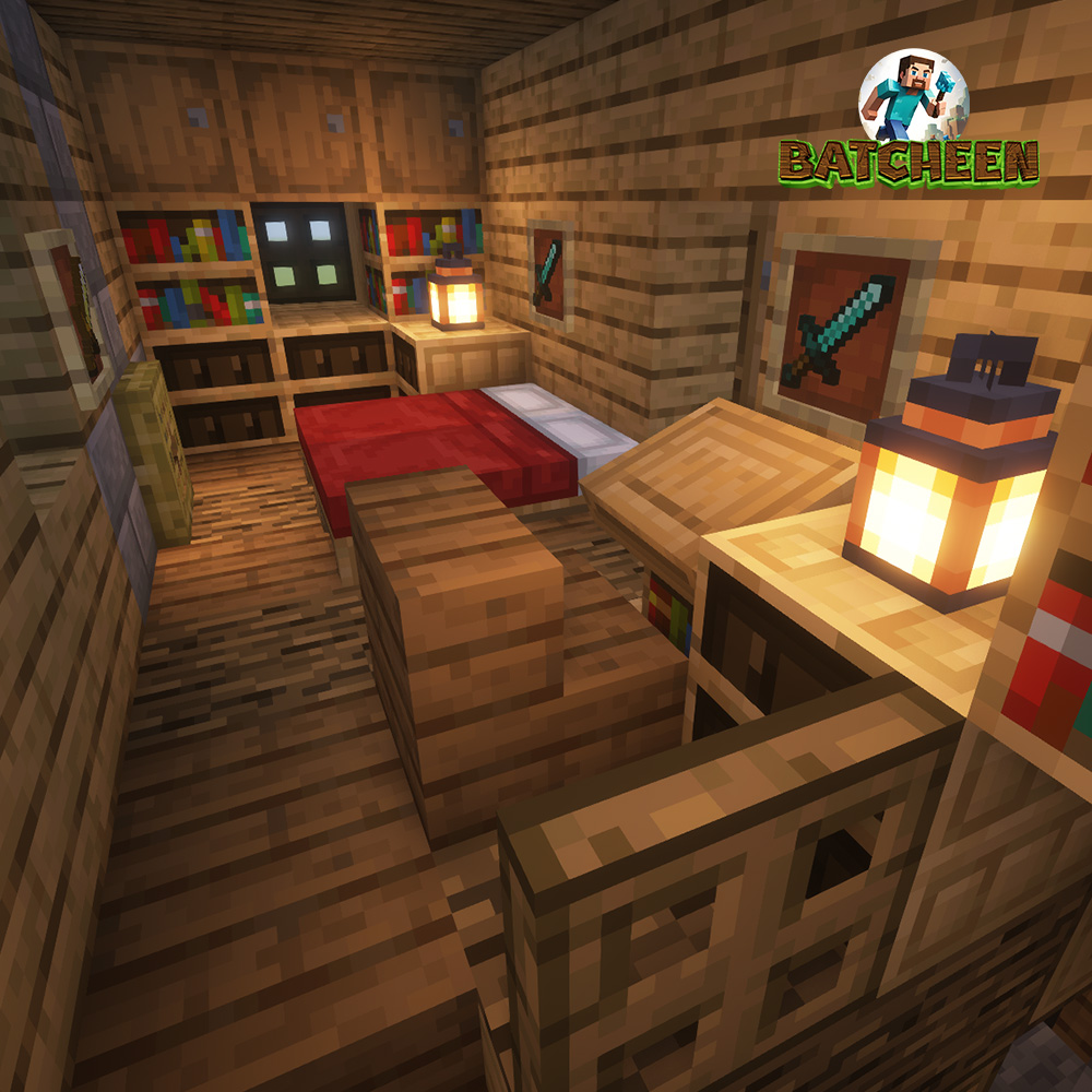 Rustic Wooden House - Minecraft Build by Batcheen